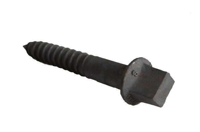 Tirafondo rielero,Tornillos rieleros,Herrajes para ferrocarril